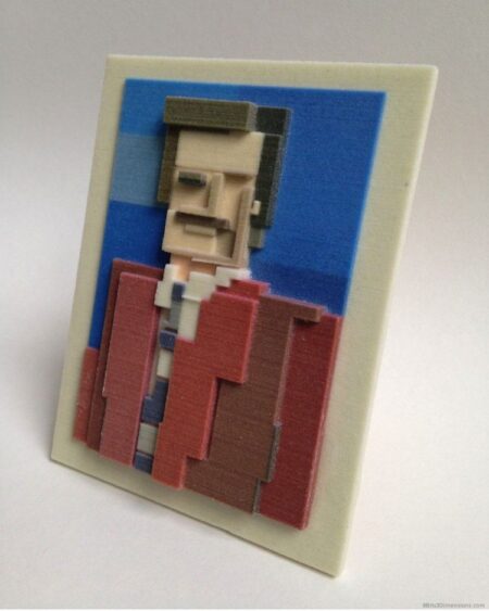 These Awesome 3D-Printed Pixelated Sculptures Are Created In Sandstone