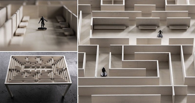 Benjamin Nordsmark Created This Amazing Labyrinth Table With Movable ...