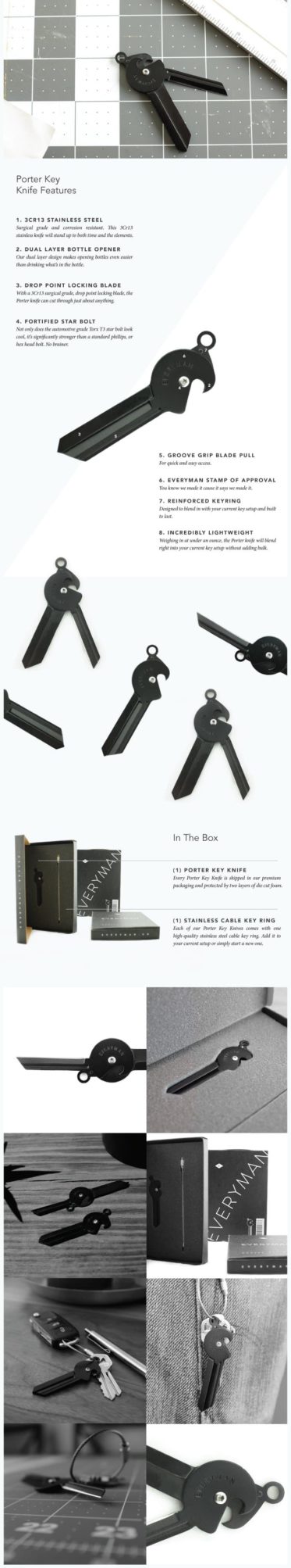 This 'Porter Key Knife' Multi Tool Could Add Convenience To Your Life