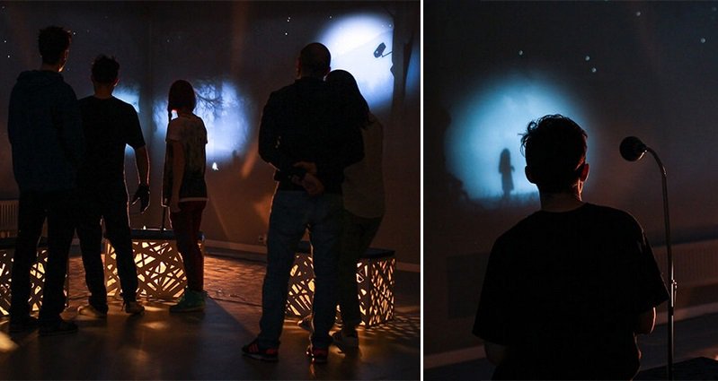 This Virtual Forest Is An Awesome Interactive Light Installation