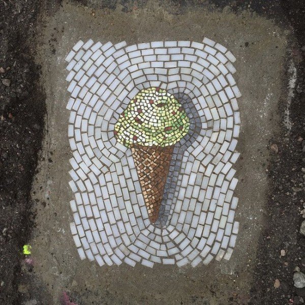 Artist Jim Bachor Fixes Chicago Potholes First With Flowers And Now ...