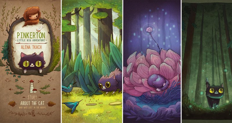 Follow The Adventures Of Pinkerton The Little Cat Lost In The Great Big ...