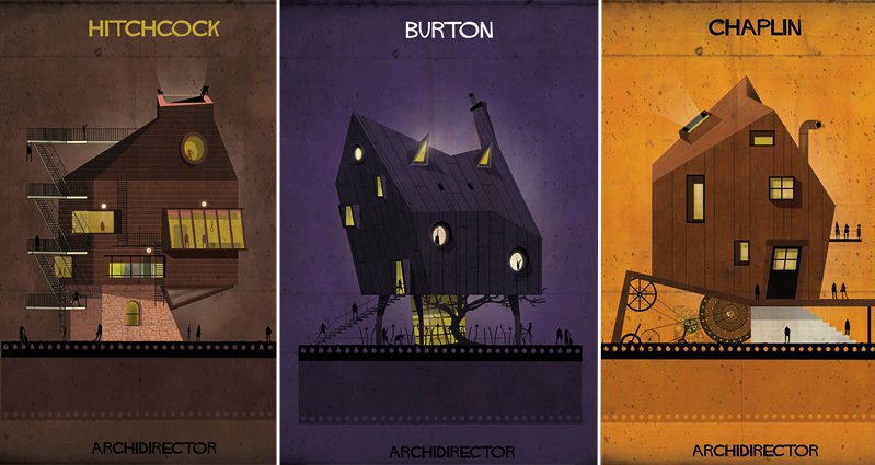 Federico Babina Imagines The Homes Of Movie Directors