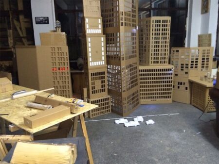 This Amazing Cardboard Box City That Spreads Over 500 Square Meters ...