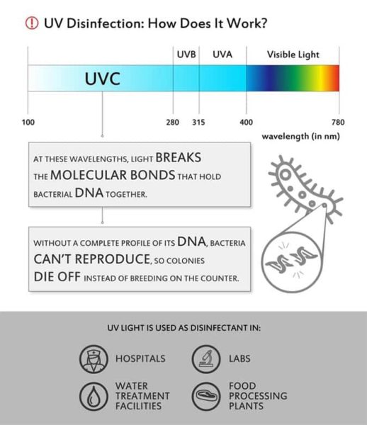 Give Your Kitchen Counters A New Cleaning Friend With The 'UVe'