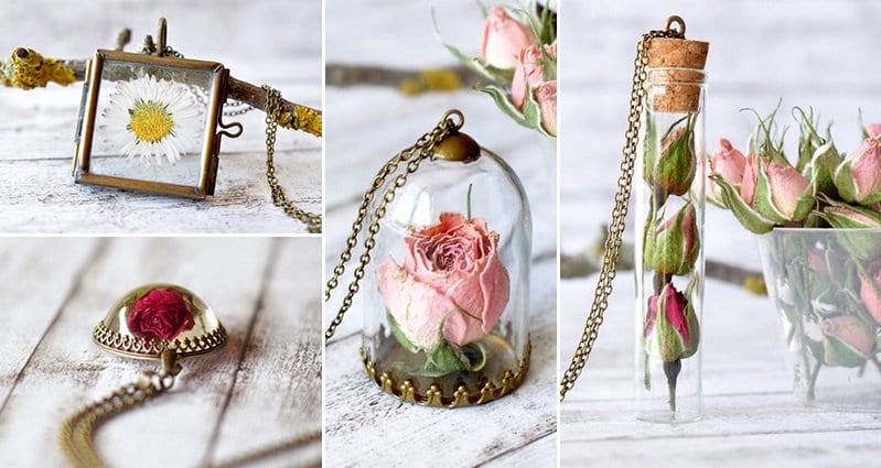 This Beautifully Delicate Flower Jewelry Will Last Forever