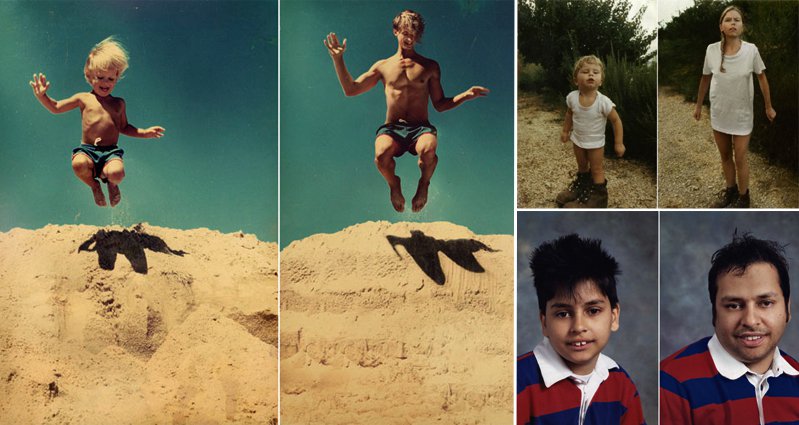 Subjects Recreate Old Photos With Adorably Awkward Results