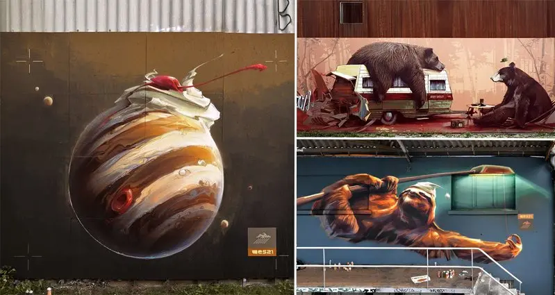 Swiss Artist 'Wes21' Created This Series Of Thought-Provoking Street Art