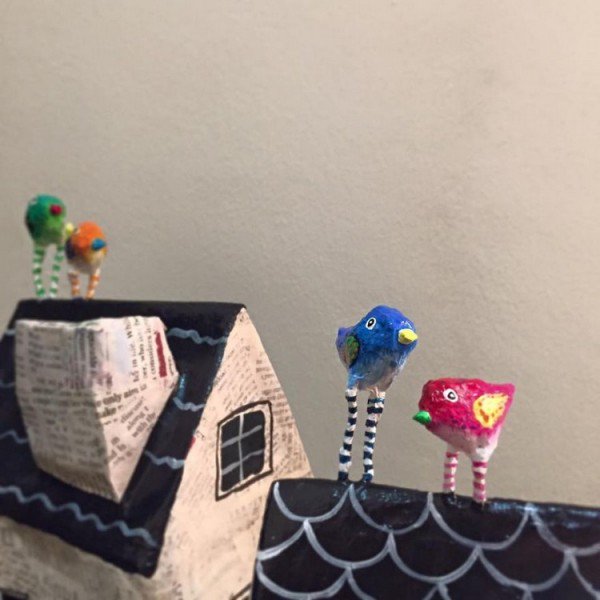 These Quirky Paper Mache Houses Are So Sweet They'll Make You Smile