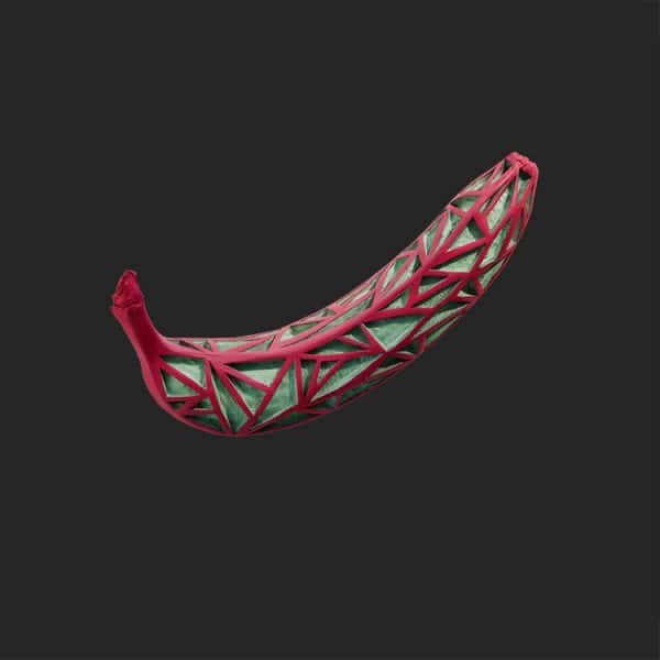 Dan Cretu Hand-Carves Awesome Geometric Patterns Into Bananas