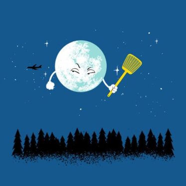 Artist 'FlyingMouse365' Imagines The Adventures Of The Moon In Space ...