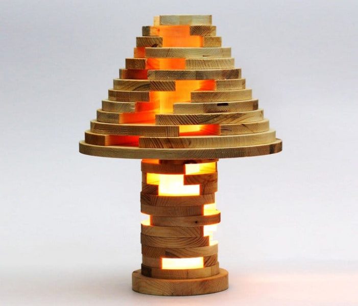 Mike Warren Created This Awesome Stacked Lamp And You Can Too