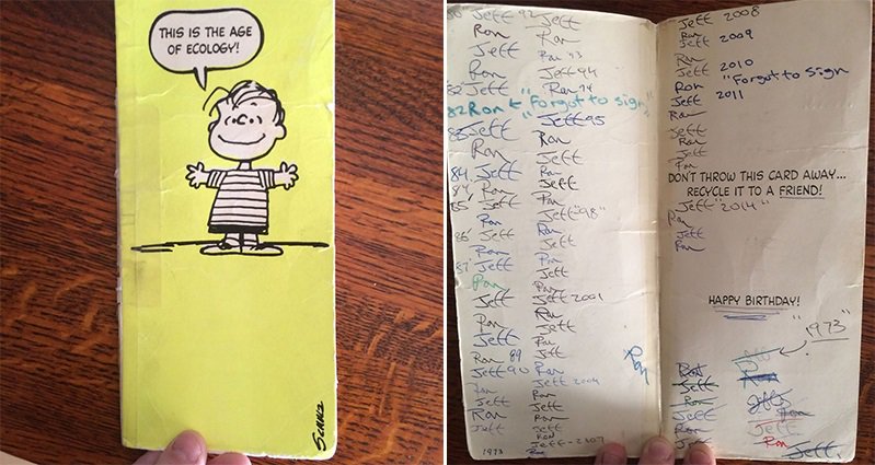 For Over 40 Years These Two Brothers Have Exchanged The Same Card Every ...
