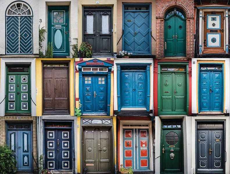 These Awesomely Designed Doors Can Be Found In Ærøskøbing, Denmark