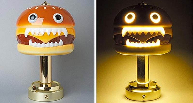 This Awesome Hamburger Lamp Will Light Up Your Dreams Or Worst Nightmare