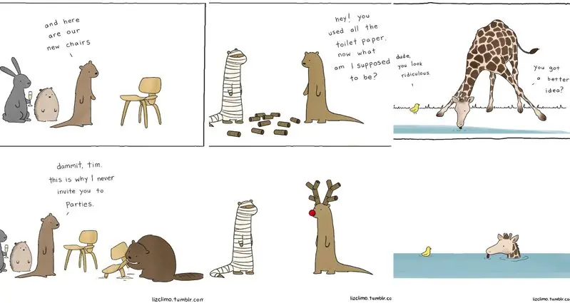 Simpsons Illustrator Liz Climo Is Back With More Adorable Animal Drawings