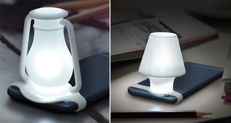 The Travelamp Turns Your Smartphone Into A Light-Diffusing Lamp