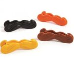 Mustache Chip Bag Clips