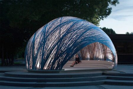This Awesome Pavilion Is Based On A Water Spider Nest