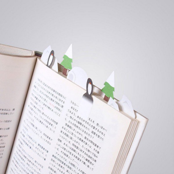 These Colorful Paper Page Markers Bring Fun Little Worlds Into Your Books