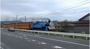 In Japan It Is Now Possible To Ride On A Life-Size Thomas The Tank ...