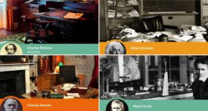 See Inside The Workspaces Of 15 Iconic Scientists And Famous Creatives
