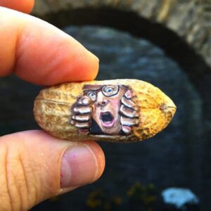 Amazing Peanut Shell Art By Steve Casino