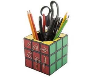 Rubik's Cube Pen Holder