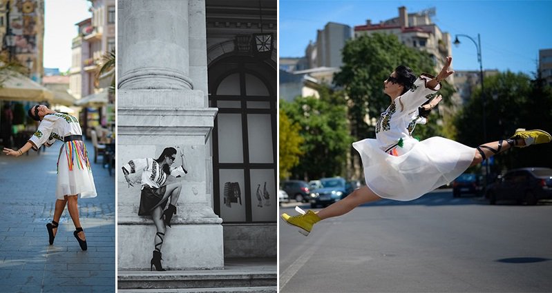Andrei Mihai Photographs Romanian Ballerina In Traditional Clothes With ...