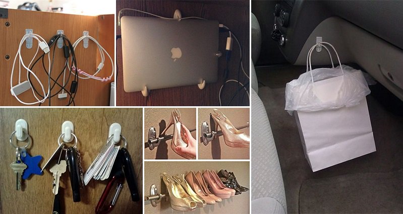 19 Awesome Command Hook Hacks That Will Keep Your Home Super-Organized