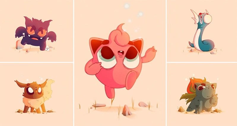 Daniel Mackey's Pokemon Illustrations With A Twist Are Adorable