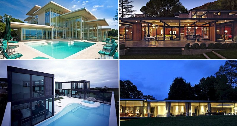 14 Gorgeous Glass Houses You'll Wish You Lived In