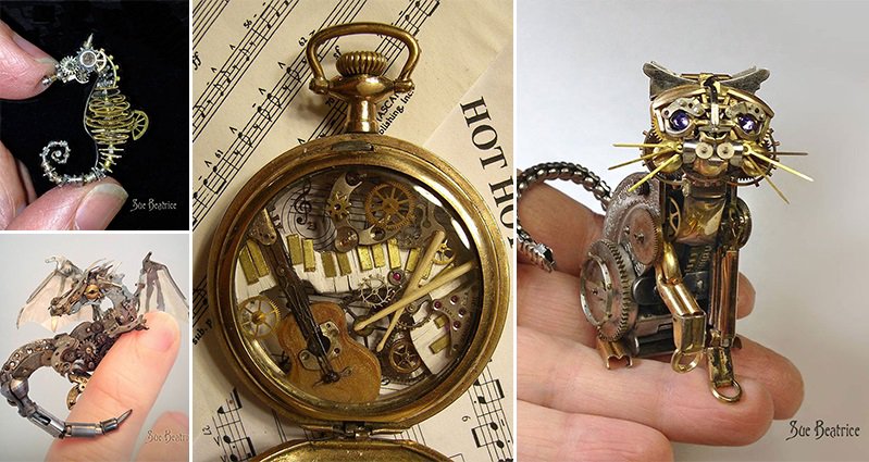 Stunning Steampunk Sculptures By Susan Beatrice