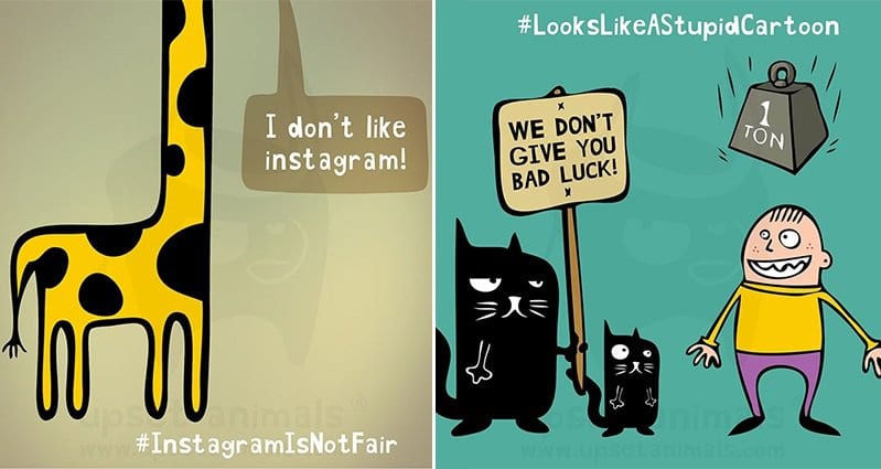 13 Upset Animals Airing Their Problems Through Hilarious Illustrations