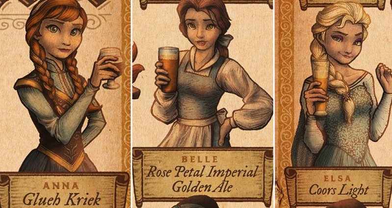 What Disney Princesses Would Drink If They Went To Oktoberfest