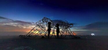 This Burning Man Sculpture By Alexander Milov Makes You Think
