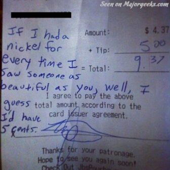 12 Adorable Notes Between Restaurant Customers And Servers