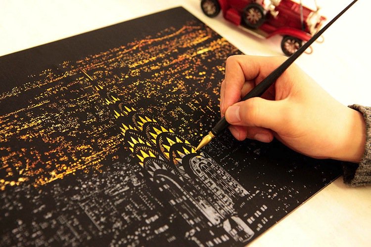 This New Scratchboard Style Art Product Is An Awesome Alternative To This New Scratchboard Style Art Product Is An Awesome Alternative To