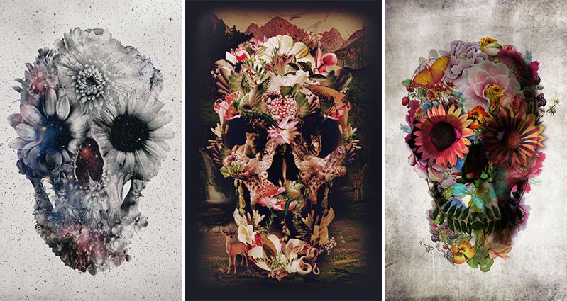 If You Like Skull Art You'll Love This Work By Ali Gulec