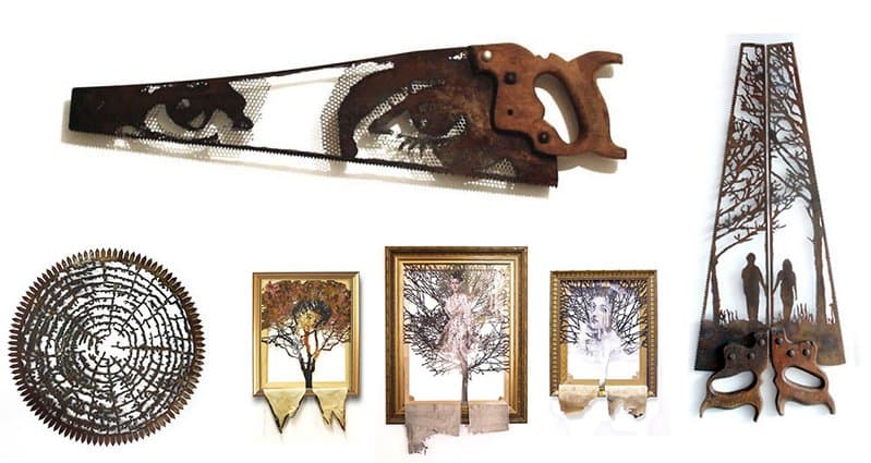 Dan Rawlings Creates Awesome Art From Recycled Tools