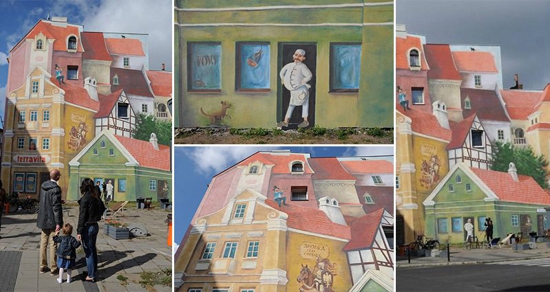 This Awesome 3D Mural In Poland Commemorates An Important Historical ...