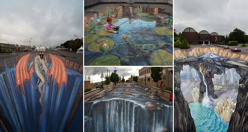 12 Amazing Optical Illusions Found In Spectacular Street Art