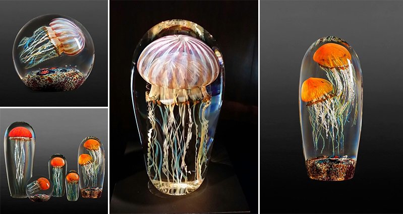 Rick Satava Creates Stunning Blown Glass Jellyfish