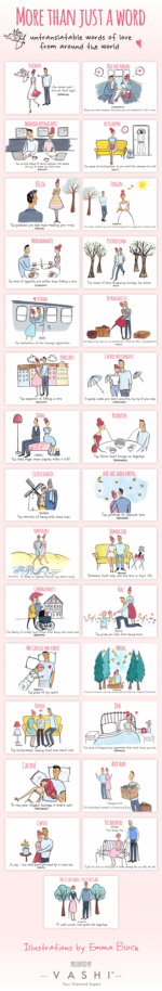These 29 Untranslatable Love Words With Adorable Illustrations Will ...