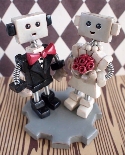 These Hand-Made Robot Sculptures By 'HerArtSheLoves' Are Adorable