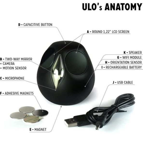 This Adorable 'Ulo' Owl Surveillance Camera Interacts With You Through ...