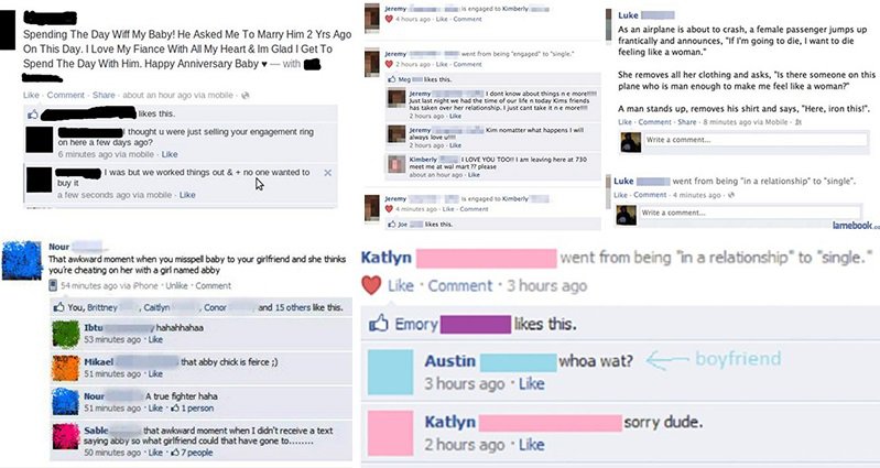 14 Public And Very Awkward Facebook Breakups