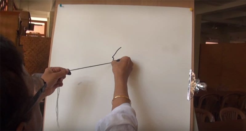 Using Only Thread And Ink This Guy Paints Incredible Pictures In Record ...