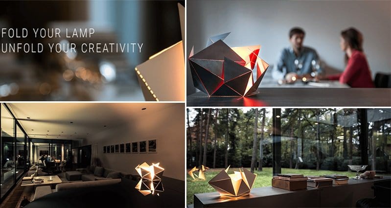 Unfold Your Creativity With An Awesome 'Folding Lamp' Customized To ...