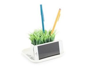 Grass Pen Pot And Phone Stand